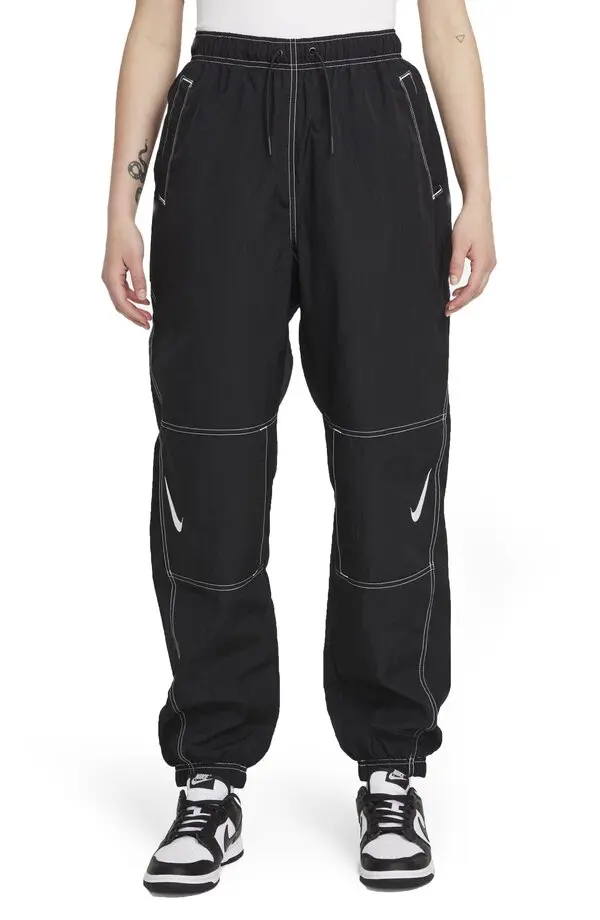 Nike Sportswear Swoosh Repel Joggers - Black/ White/ White
